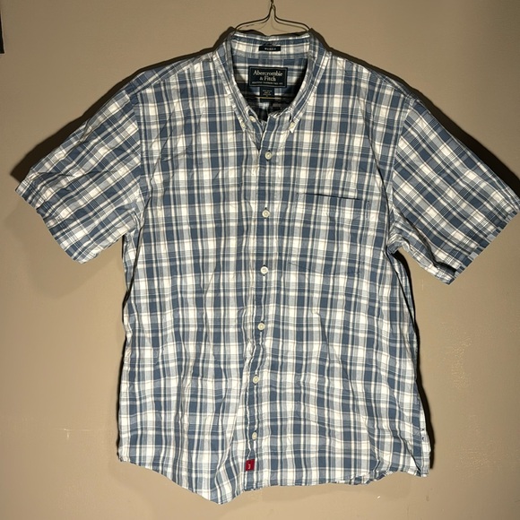 Abercrombie & Fitch | Shirts | Abercrombie Fitch Short Sleeve Plaid ...